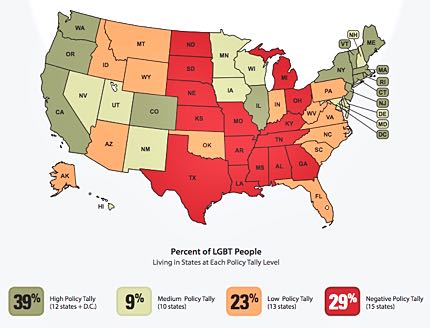As SCOTUS Marriage Decision Looms, New Report Maps LGBT Equality State ...