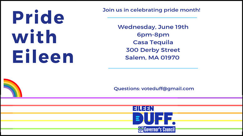 Governor's Councillor Eileen Duff To Host Pride Celebration - The ...